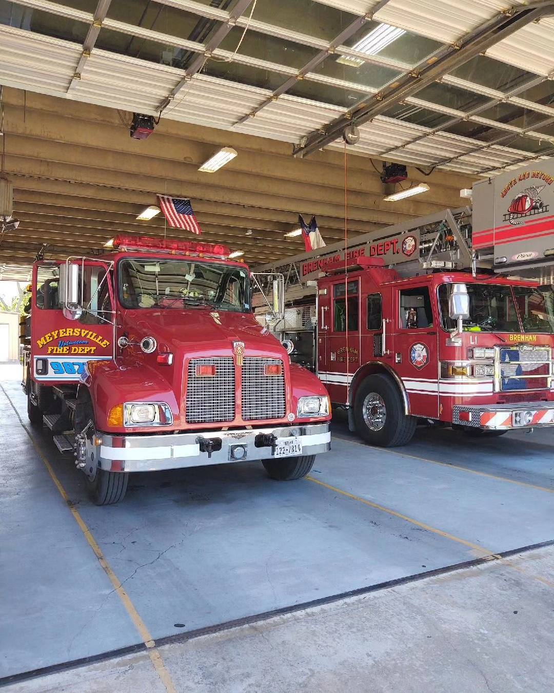 Mutual Aid to a Structure Fire - Meyersville Volunteer Fire Department